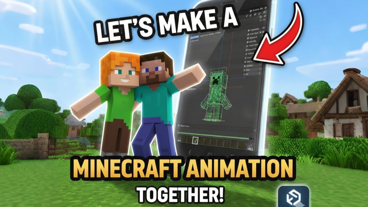 ✅ Lets Make a Minecraft Animation Together.Prisma 3D Tutorial.