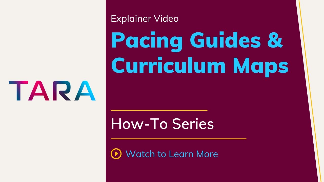 LESSON PLANNER: How To Create Pacing Guides/Curriculum Maps