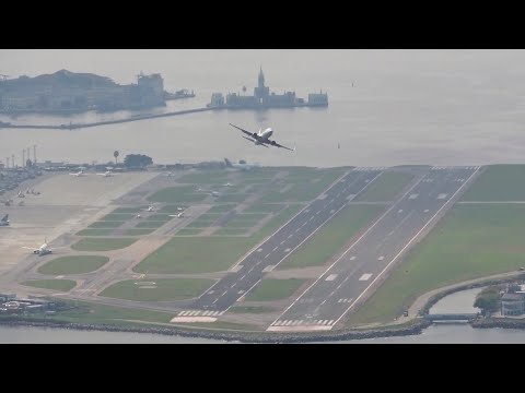 Plane spotting at SDU from Sugarloaf Mountain