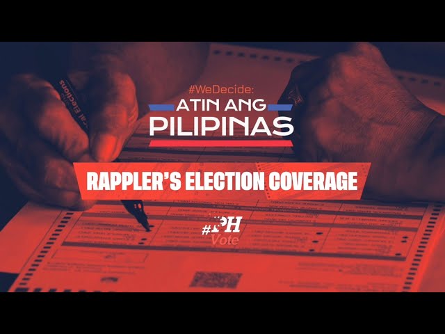[LIVESTREAM] #WeDecide: Rappler's marathon coverage of the 2022 elections