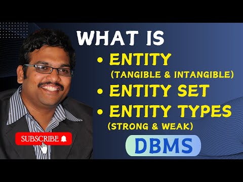 ENTITY, ENTITY SET, ENTITY TYPES & TYPES OF ENTITY TYPE IN DBMS || TYPES OF ENTITY TYPE WITH EXAMPLE