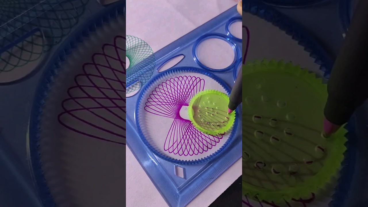 Amazing spirograph pattern!!! how is this ?? | learn to draw spirograph design