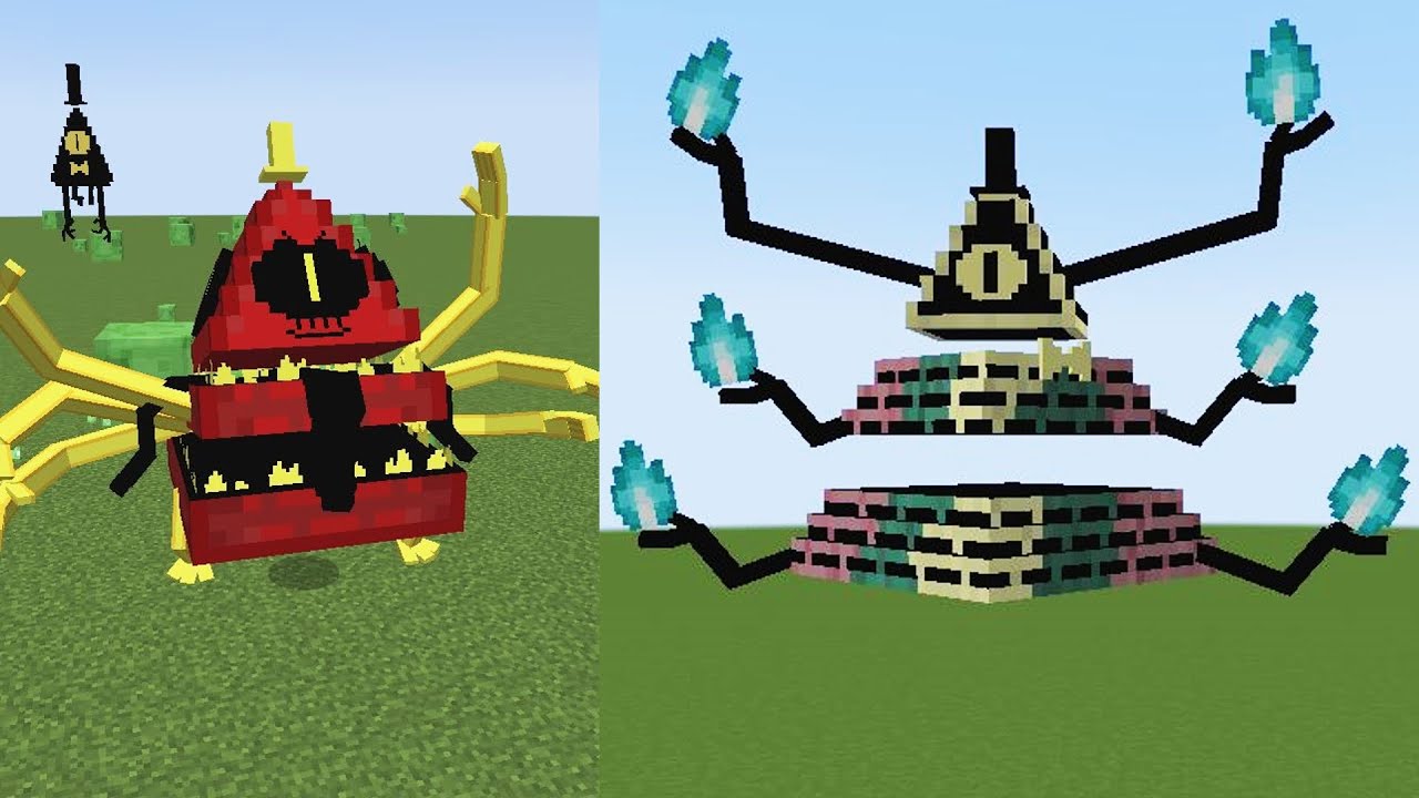 Bill Cipher Gravity Falls MOD in Minecraft