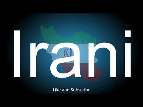 How to correctly pronounce - Irani.