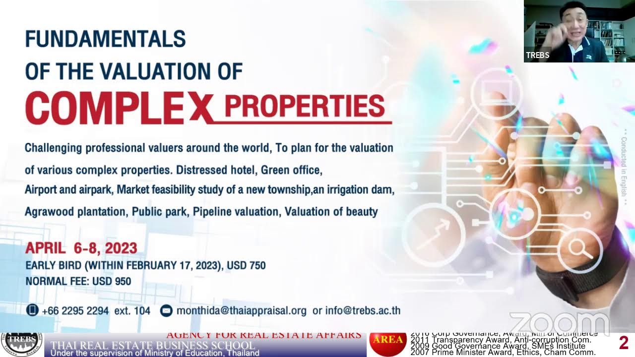 International Lecture Series Fundamentals of Complex Property Valuation A Case Study