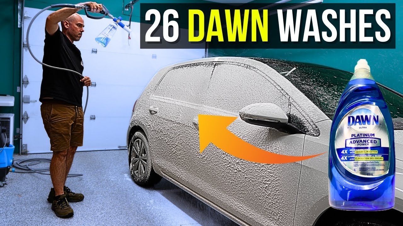 Does DAWN DISH SOAP remove Clear Coat, Wax & Ceramic Coatings?