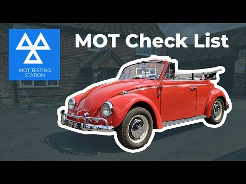 Classic Car MOT Checklist
