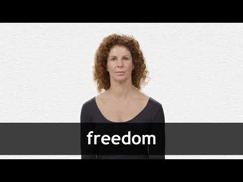 How to pronounce FREEDOM in American English