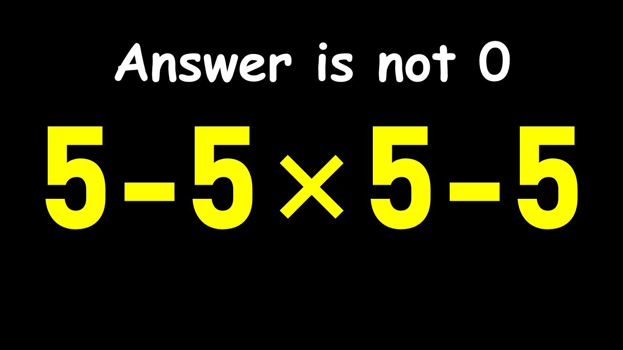This Math Problem Tricks Everyone!