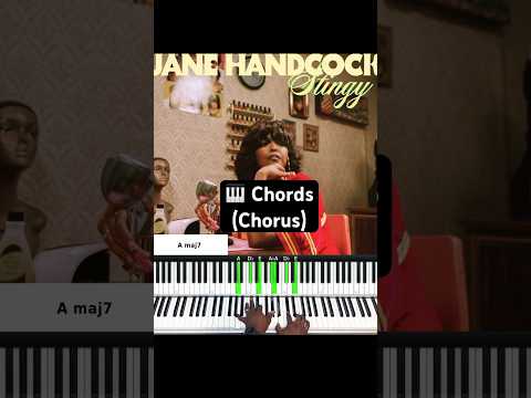 Jane Handcock - Stingy piano chords (Chorus) #shorts #rnbsoul