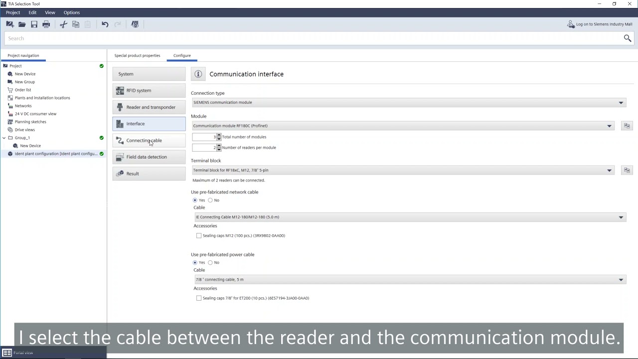 SIMATIC Ident: The easy way to configure your RFID application with the TIA Selection Tool