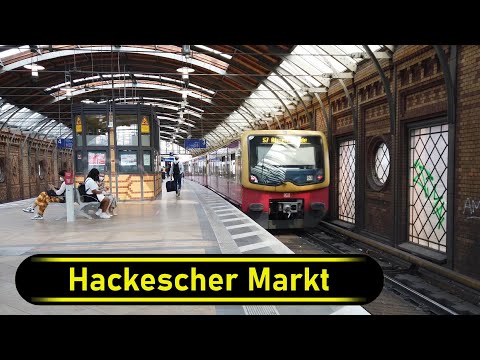 S-Bahn Station Hackescher Markt - Berlin 🇩🇪 - Walkthrough 🚶