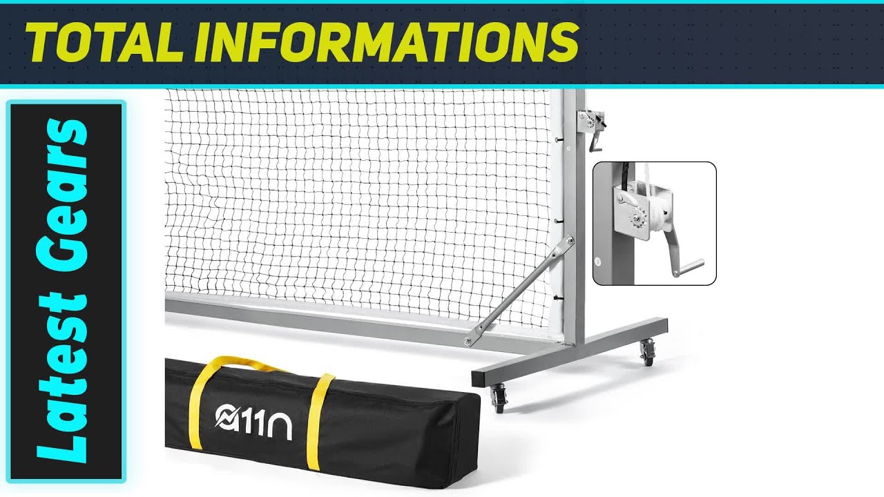 A11N Sports Pro Pickleball Net: Unbeatable Stability & Mobility!