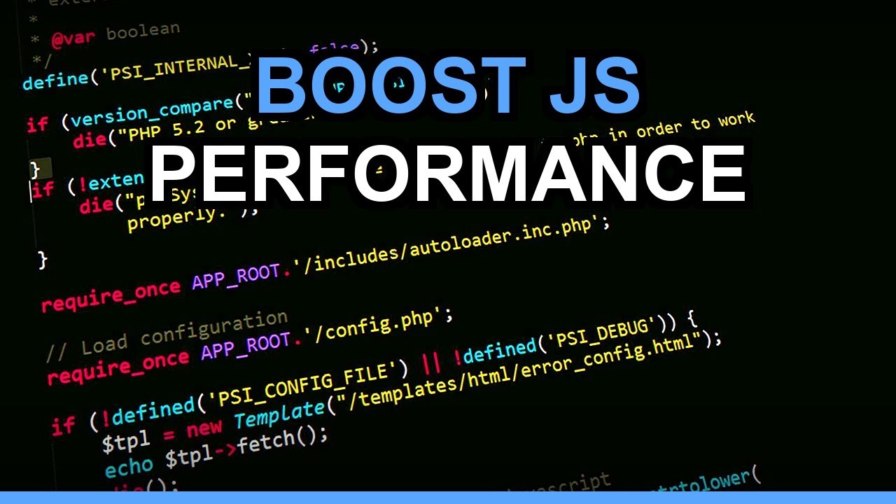 Optimize Your JavaScript Code for Speed