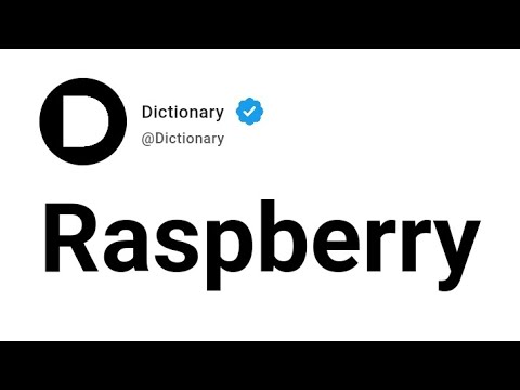Raspberry Meaning In English
