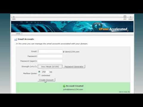 How to create a POP3 Email account in Cpanel