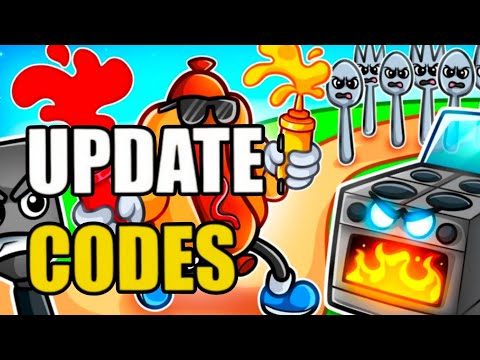 FOOD TOWER DEFENSE CODES 🍔[ROBLOX]🌭