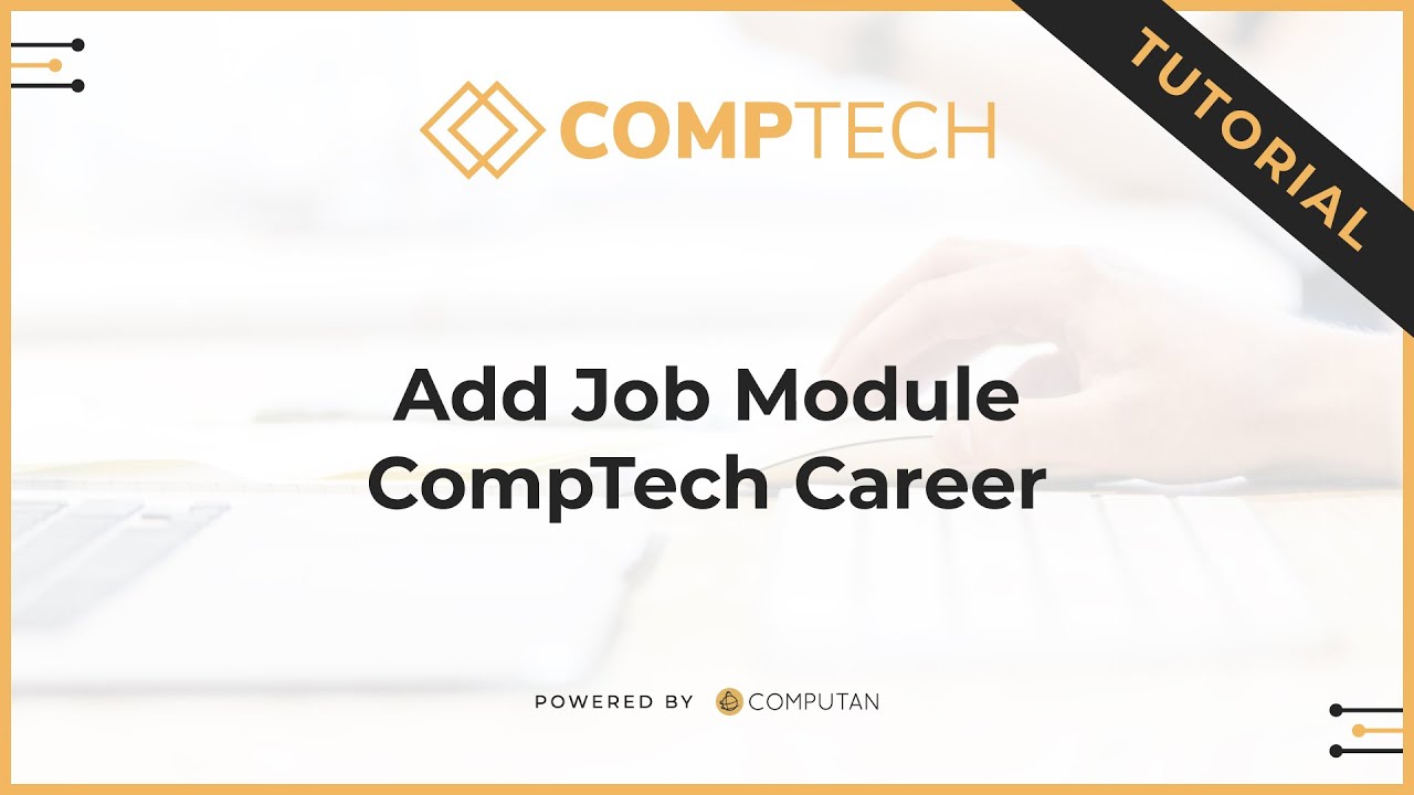 Add Job Module || CompTech Career