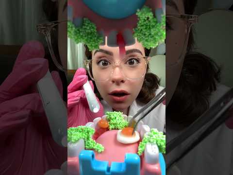 ASMR DENTIST DES BONBONS 🦷🍭 #shorts #asmr #dentist
