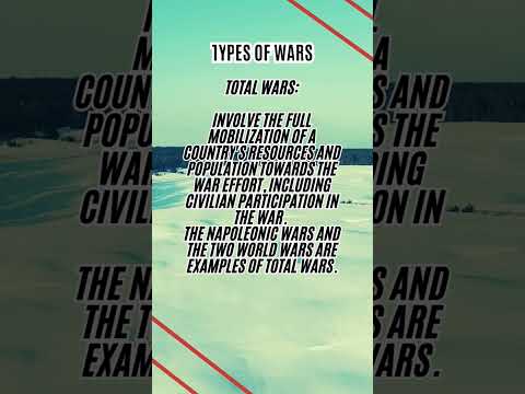 Types of Wars: Total War #history #historycontent #shorts