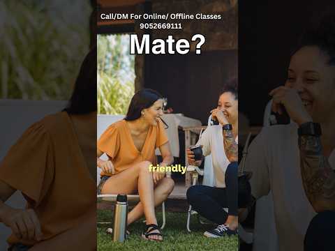 "Mate" in British English #shorts #britishenglish #english #learnenglish #shorts #learnenglish