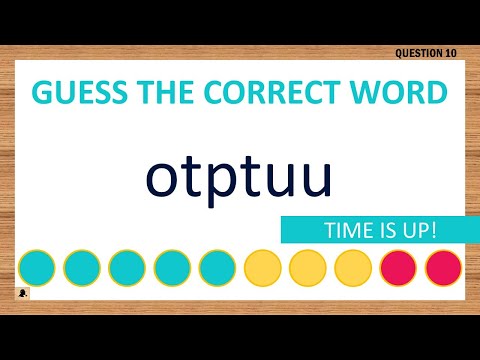 [Scrambled Word Game] Can You Unscramble These Words? 6 Letters