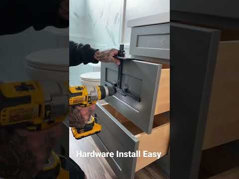 Cabinet hardware easy and perfect everytime #remodel #hardware #truepositiontools