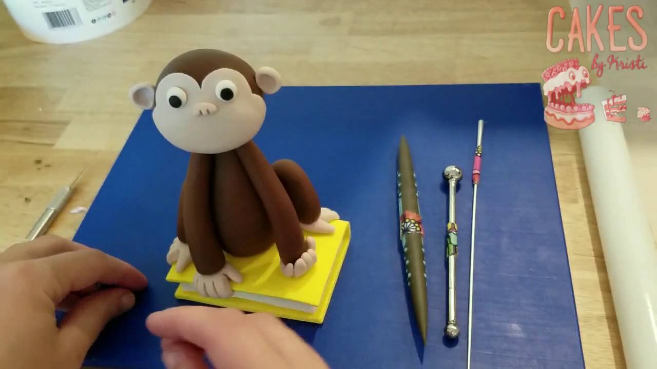 Curious George Cake Topper Tutorial (Time Lapse)