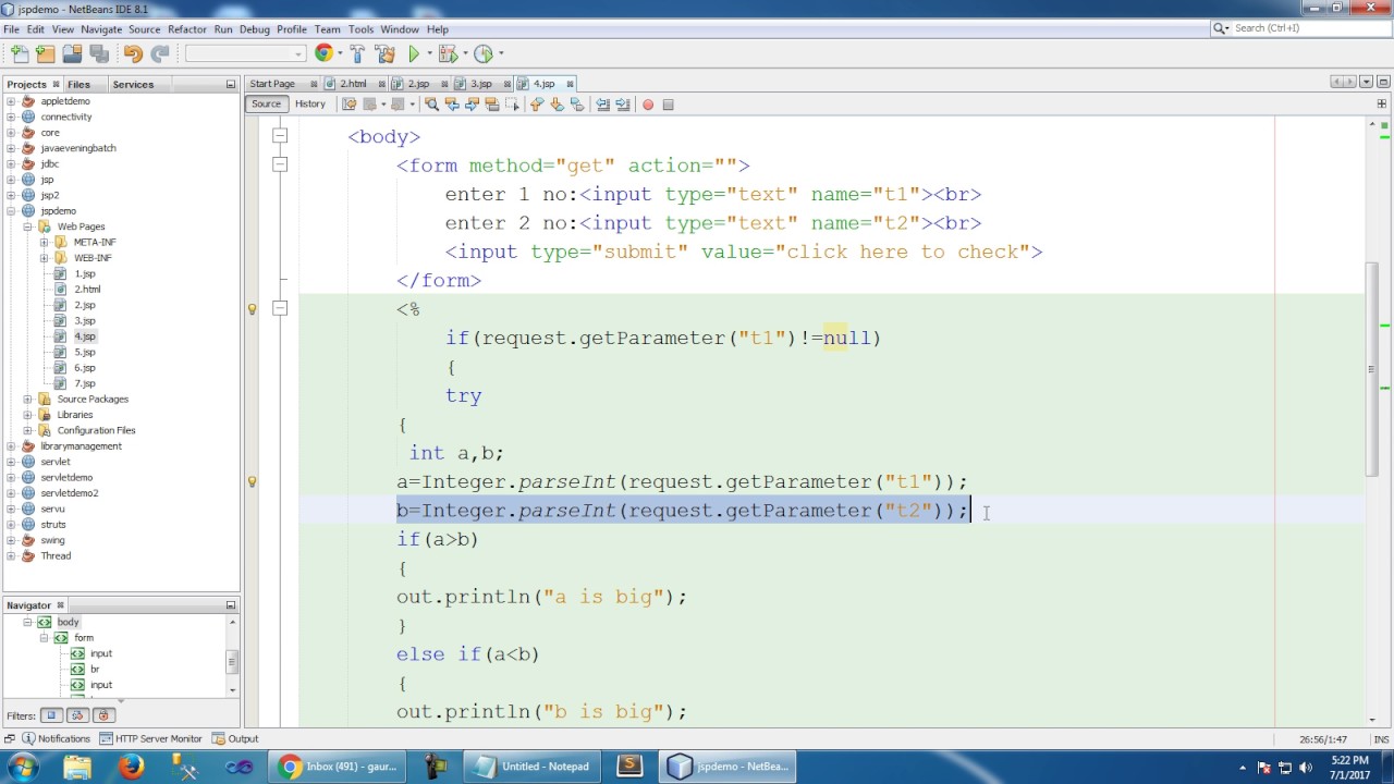 if else statement in jsp #3