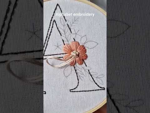 Alphabet embroidery for each letter! #stitch #handembroidery #embroidery #art #handmade