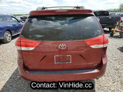 VIN: 5TDKK3DCXBS031720 - 2011 Toyota Sienna- LE