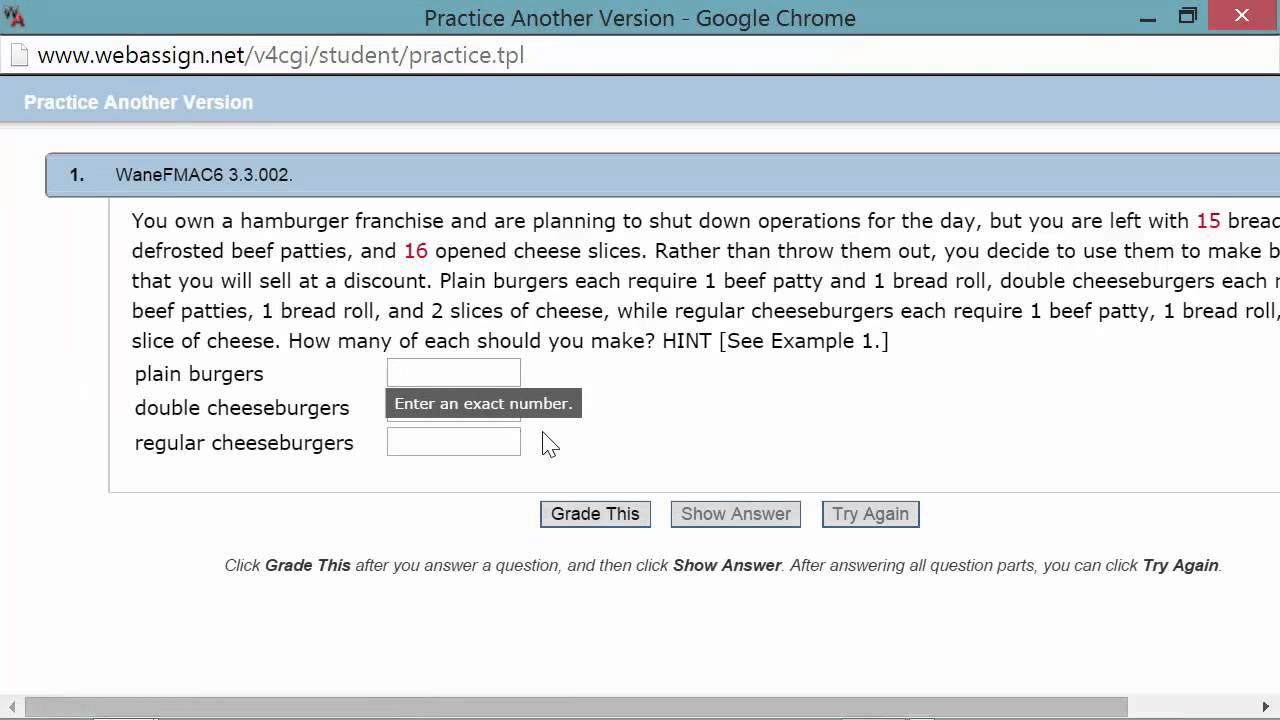 MAT217 Midterm past homework