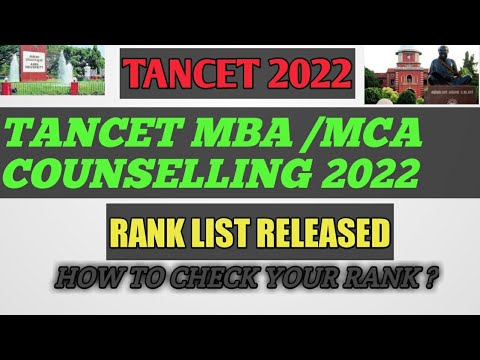 ANNA UNIVERSITY TANCET 2022 RANK LIST PUBLISHED TODAY HOW TO CHECK YOUR RANK ?