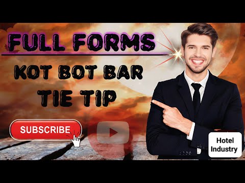 Full Forms || BAR BOT KOT TIP TIE || With Explanation.. #fullforms #kot #Barfullform #Bot