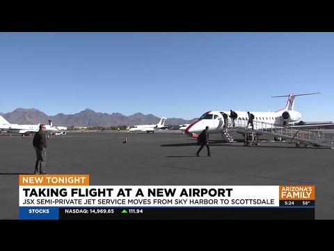 Semi-private jet company, JSX, moves operations to Scottsdale Airport