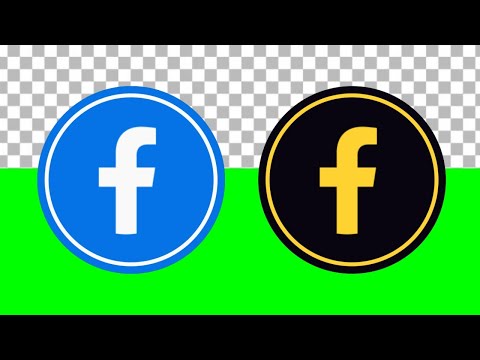 Logo Facebook green screen, transparent FREE download