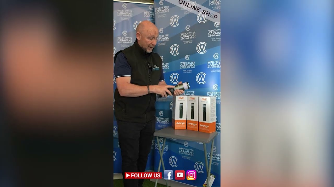 Vango Comet Multi-purpose Rechargeable Light at Winchester Caravans & Motorhomes