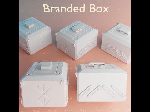 STL file Branded box・3D printing idea to download・Cults