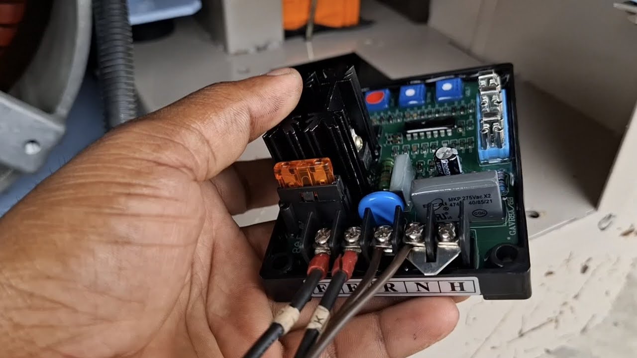 generator avr unit fixing  | automatic voltage regulator ( AVR ) | sx460 avr connection |  GAVR