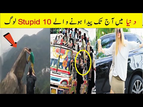 10 Stupid people and their Activities in the World in Urdu II دنیا میں موجود بے وقوف ترین لوگ
