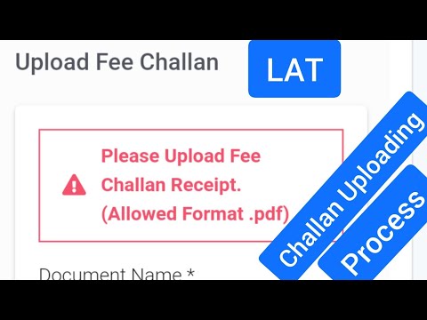 LAT challan upload process | How to upload Lat challan step by step | Law Admission Test