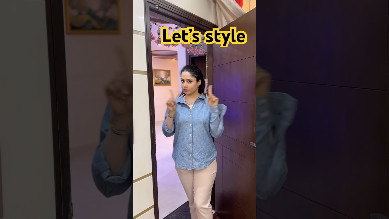 Styling is important!! #charuvercha #styling #grwm #outfitideas #trendingshorts #outfitinspo #style