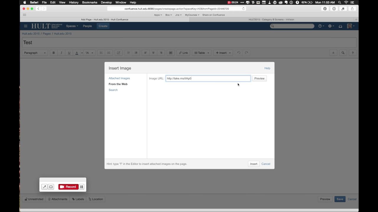 Embedding Invision Files in Confluence