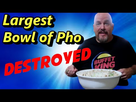 RECORD DESTROYED - Massive Pho Challenge @ Noodle King in Lancaster PA
