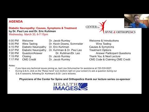 Physician-led Virtual CME Lecture: New FDA-Approved Treatment for Painful Diabetic Neuropathy