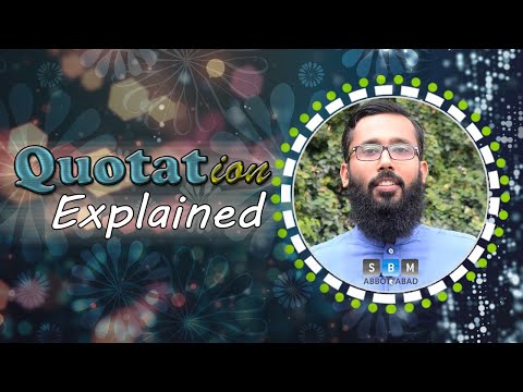 What Is Quotation | Quotation In Hindi/Urdu #shorts