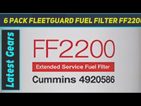 6/PACK FLEETGUARD FUEL FILTER FF2200 AZ Review