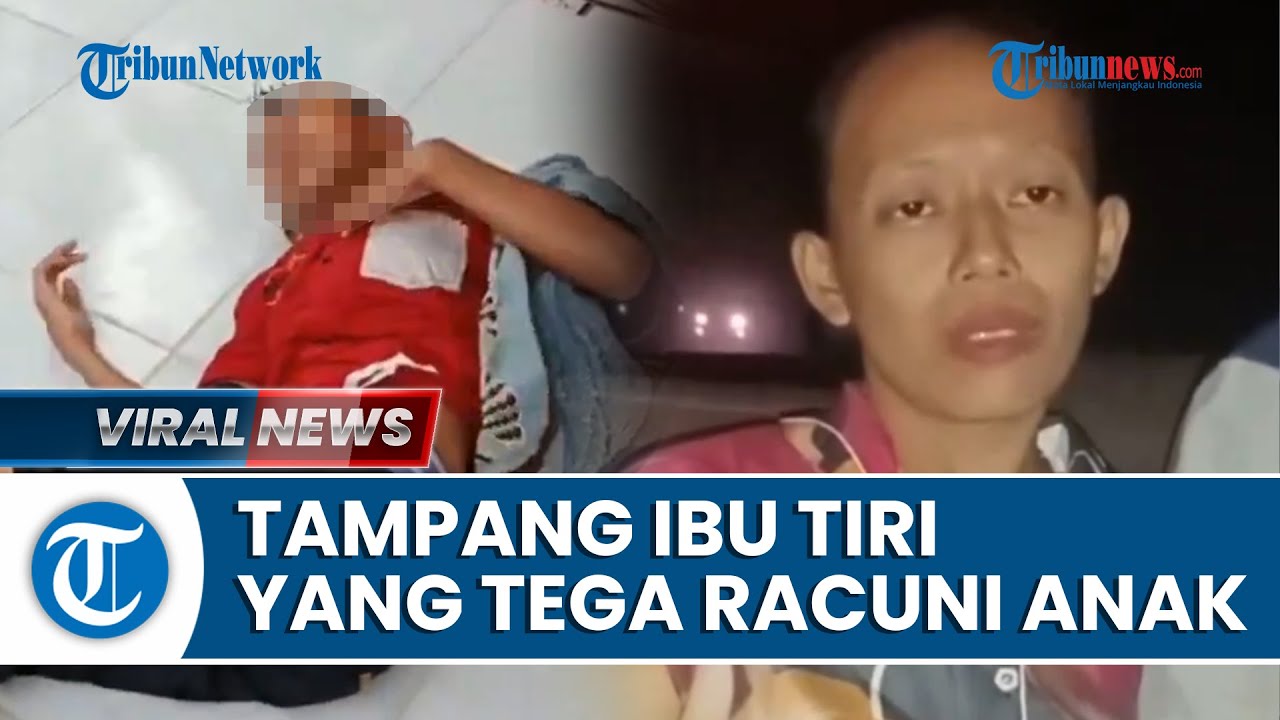 Tampang Ibu Tiri yang Tega Racuni Anak di Rohil, Baru Menikah 4 Tahun dengan Suaminya - Tribun Video