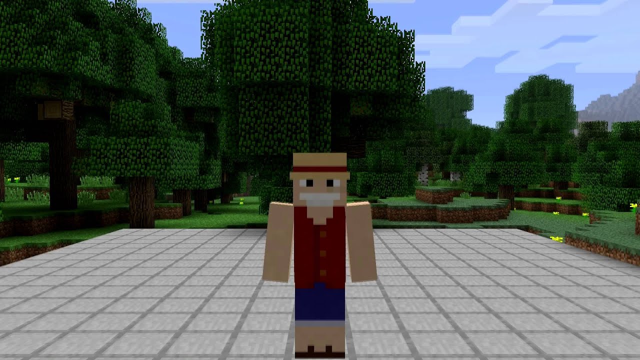 Monkey D. Luffy Minecraft Skin Spotlight