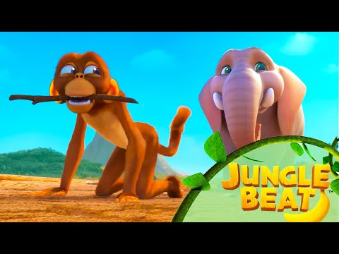 Munki Plays Fetch | Jungle Beat: Munki & Trunk | Kids Cartoon 2025